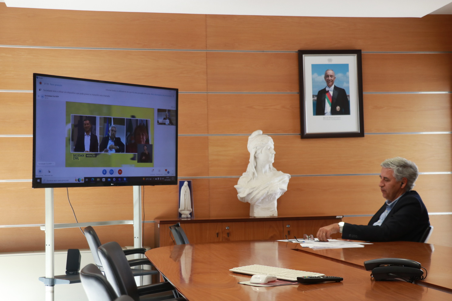 Presidente abordou fenómeno das migrações no Sociedade Civil da RTP2 ...